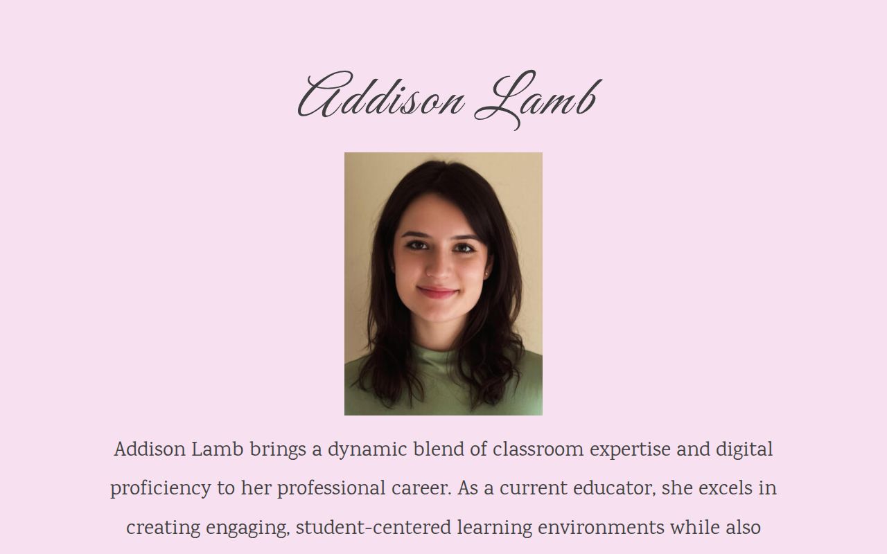 Addison Lamb's Portfolio